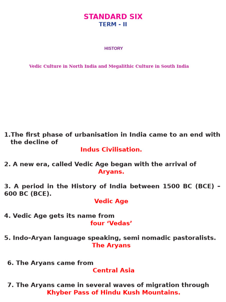 Vedic and Megalithic Cultures Overview | PDF | Vedas