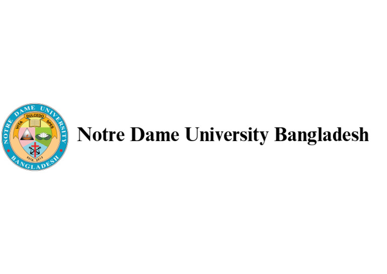 Notre Dame University Bangladesh | PDF