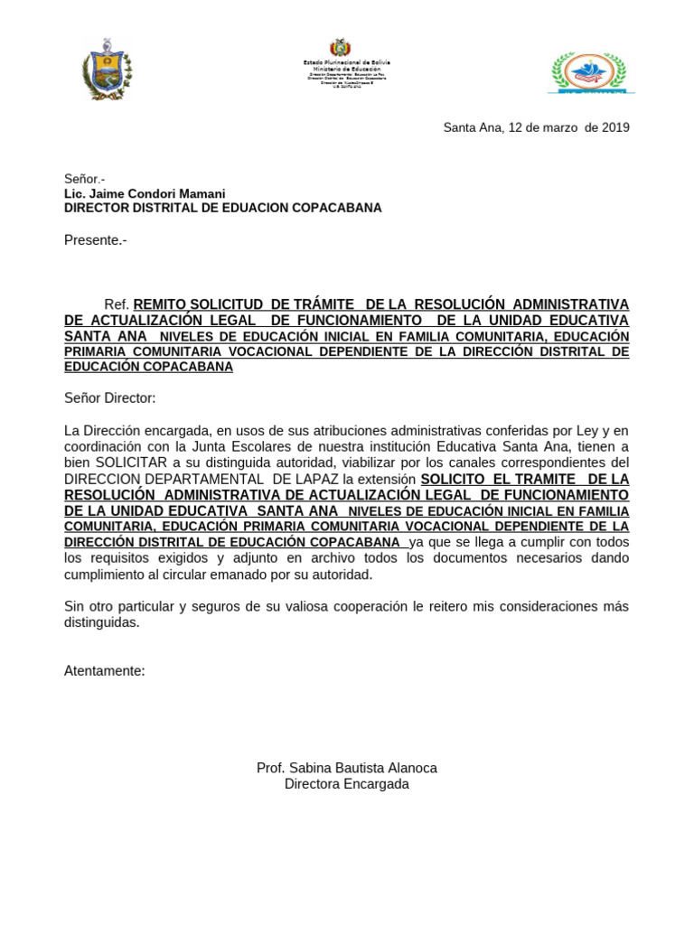 Solicitud Informe | PDF