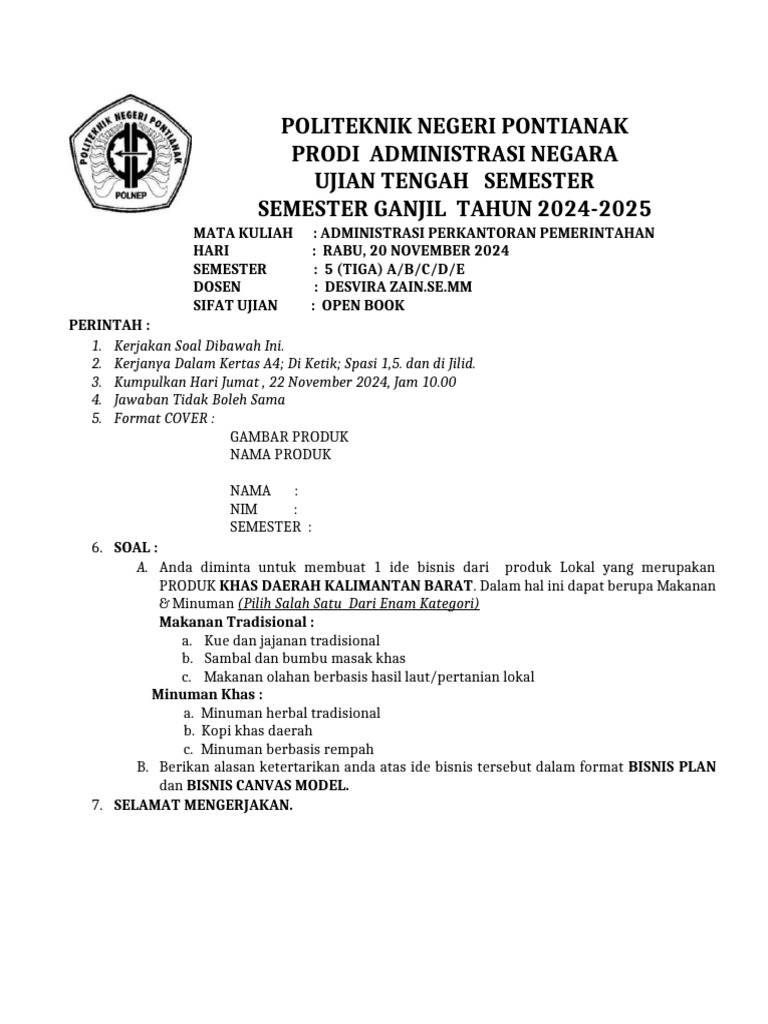 Uts D4an-Kwu-20 Nop 2024-Open Book | PDF