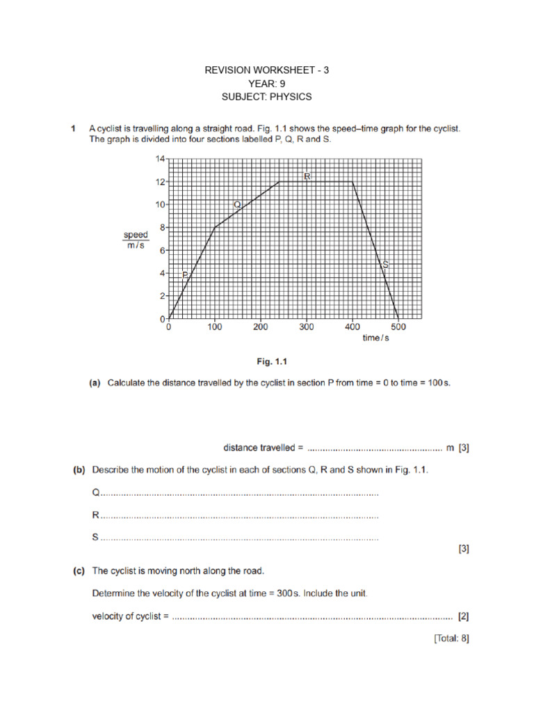 REVISION WORKSHEET 3 Updated | PDF