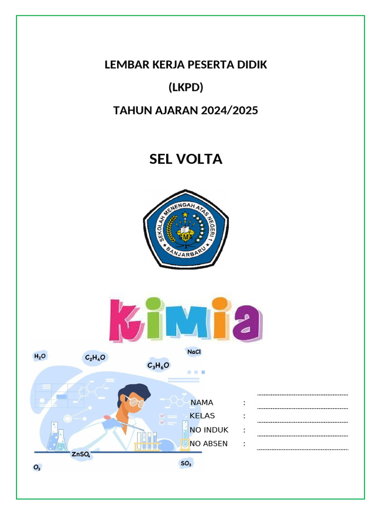 LKPD Sel Volta Kelompok 5 | PDF