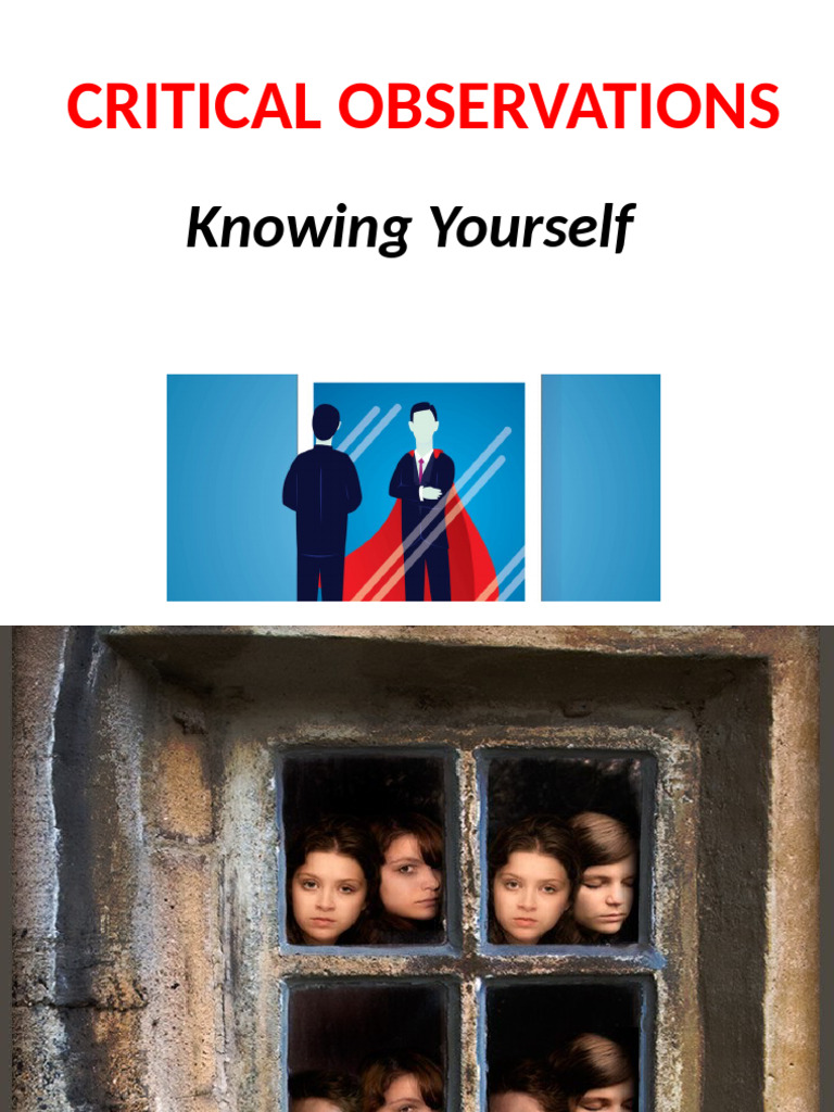 Self Awareness-Critical Observation | PDF