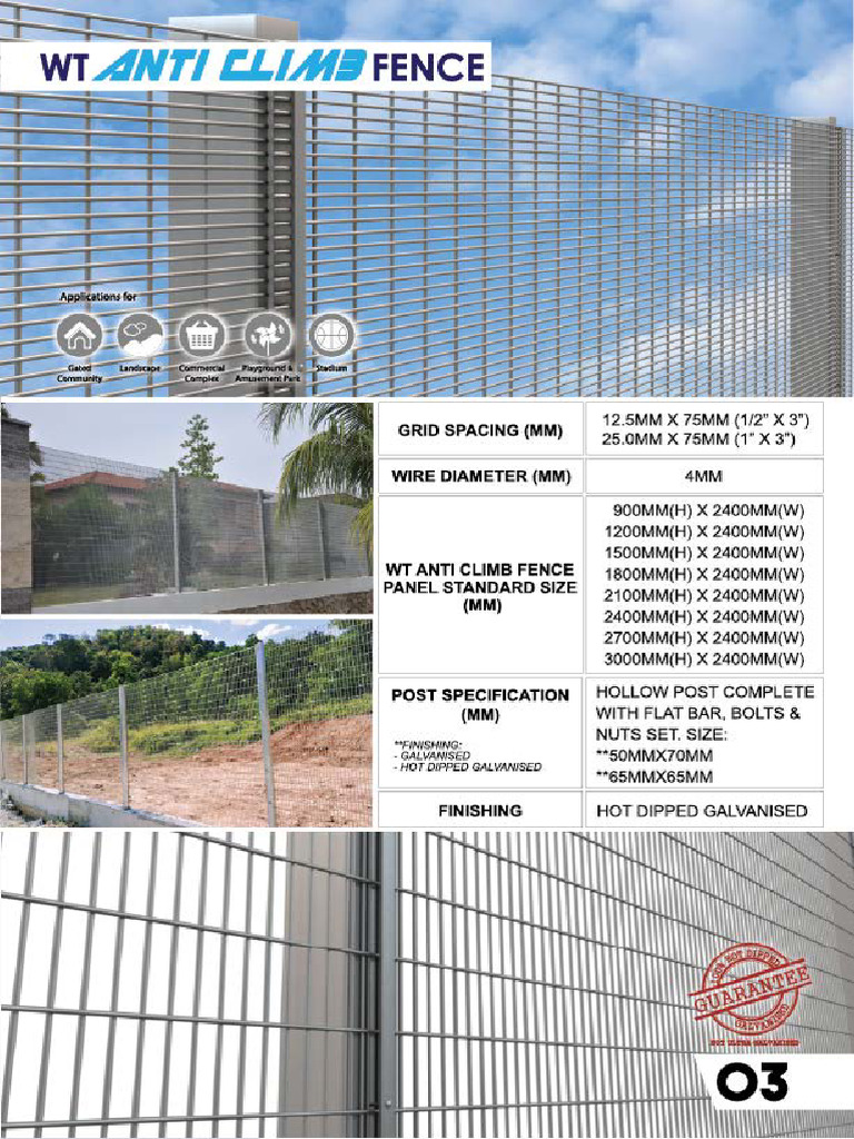 Anti Climb | PDF