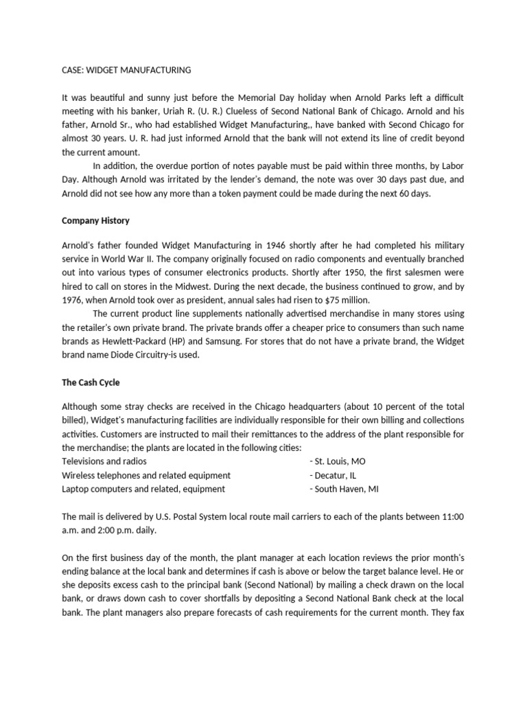 CASE-STUDY-FM-FINALS | PDF | Accounts Payable | Banks