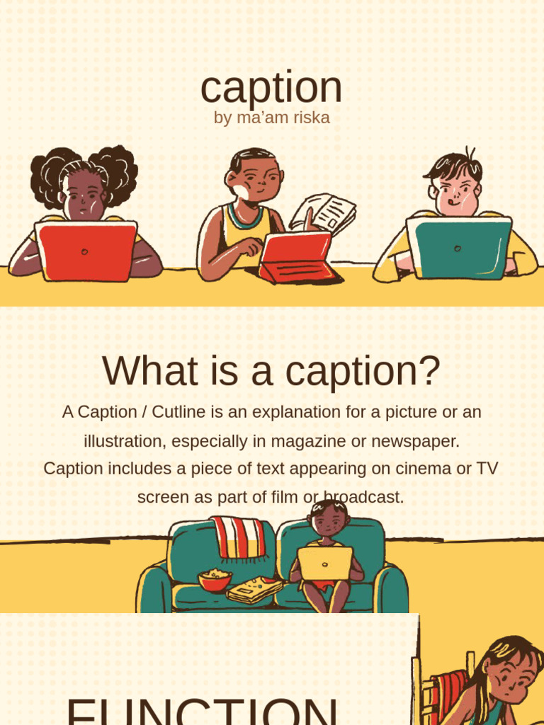 Materi Caption | PDF