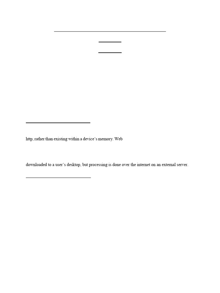 CSC 307 - Sen 305 Module 1 | PDF | World Wide Web | Internet & Web