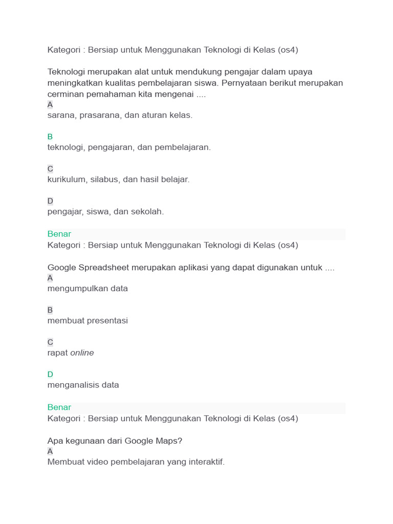 Simulasi 4 Nilai 74 | PDF