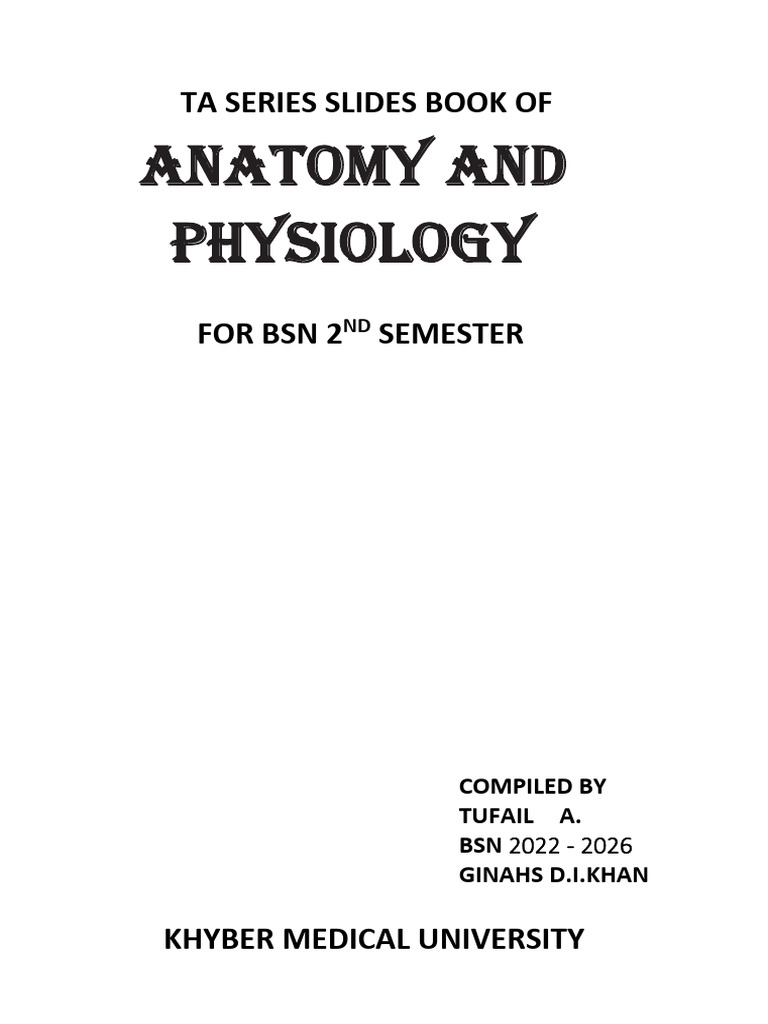 Anatomy and Physiology Slides Book | PDF | Kidney | Lung