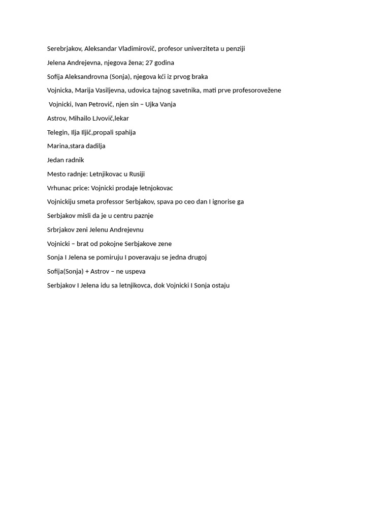 Ujka Vanja | PDF