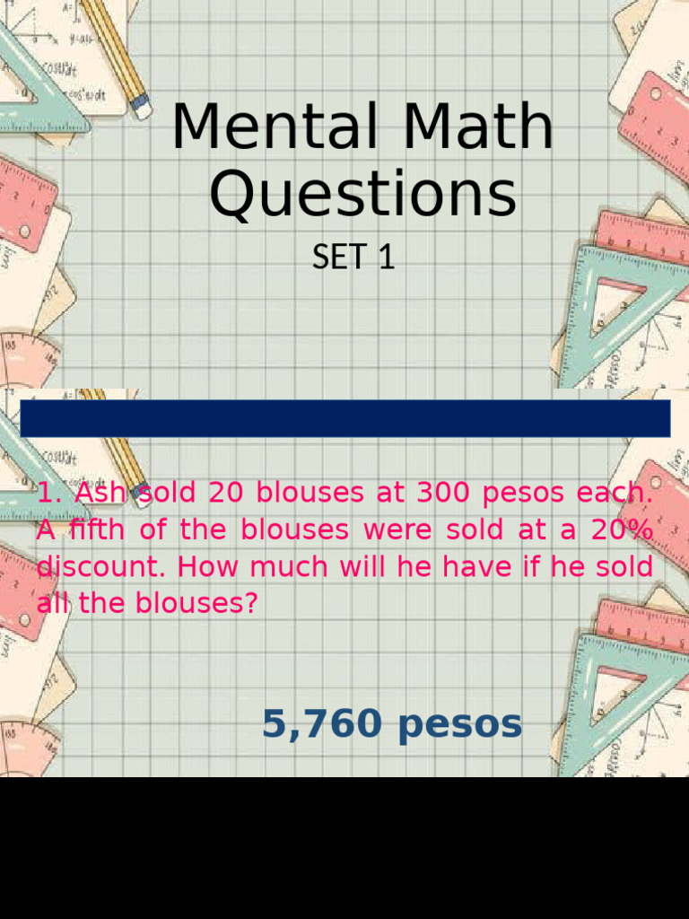 ZCHHS Review Session 1 | PDF