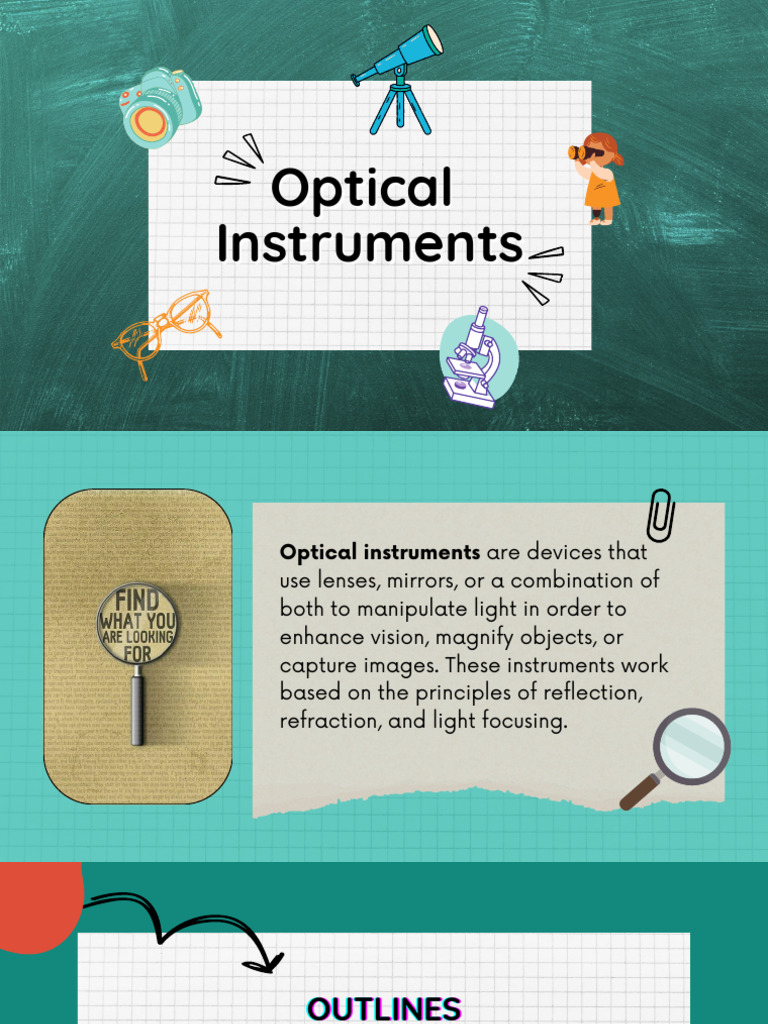 OPTICAL INSTRUMENTS. PDF | PDF | Optics | Camera
