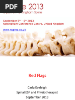 Spinal Red Flags Infographic 1704053180 | PDF | Osteoporosis | Pain