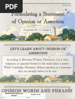 Types of Assertion | PDF | Human Communication | Psychology