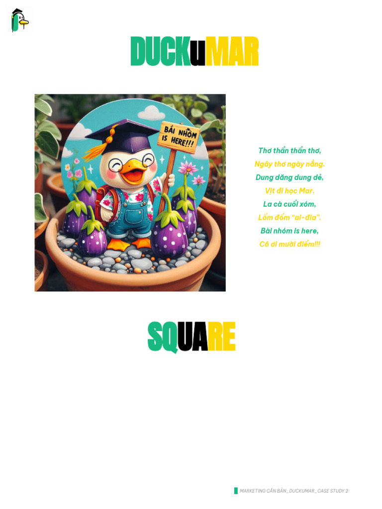 (DUCKuMAR) - Case Study - SQUARE COMPANY | PDF | Supply Chain | Marketing