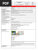 Lesson Plan in English 1 | PDF | Teachers | English Language