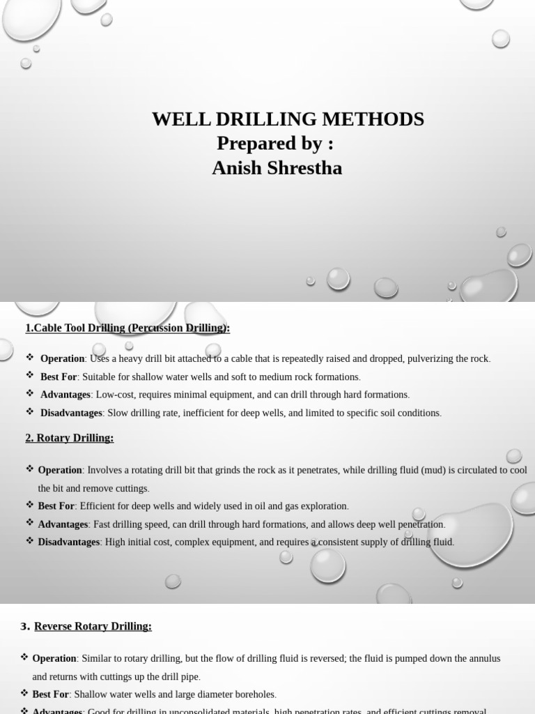 Well Drilling | PDF