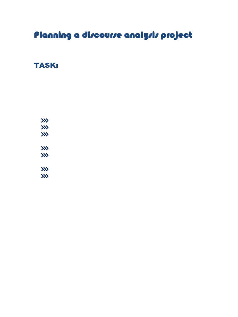 Analysis of Discourse | PDF