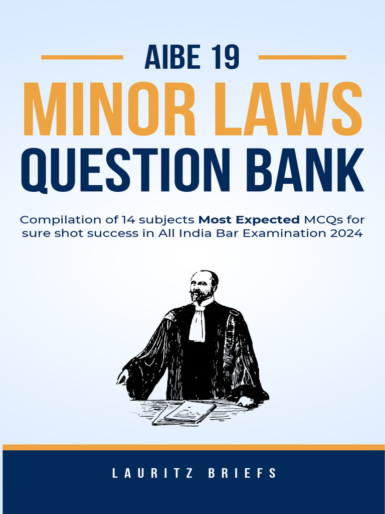 AIBE 19 Minor Laws | PDF | Arbitration | Mediation