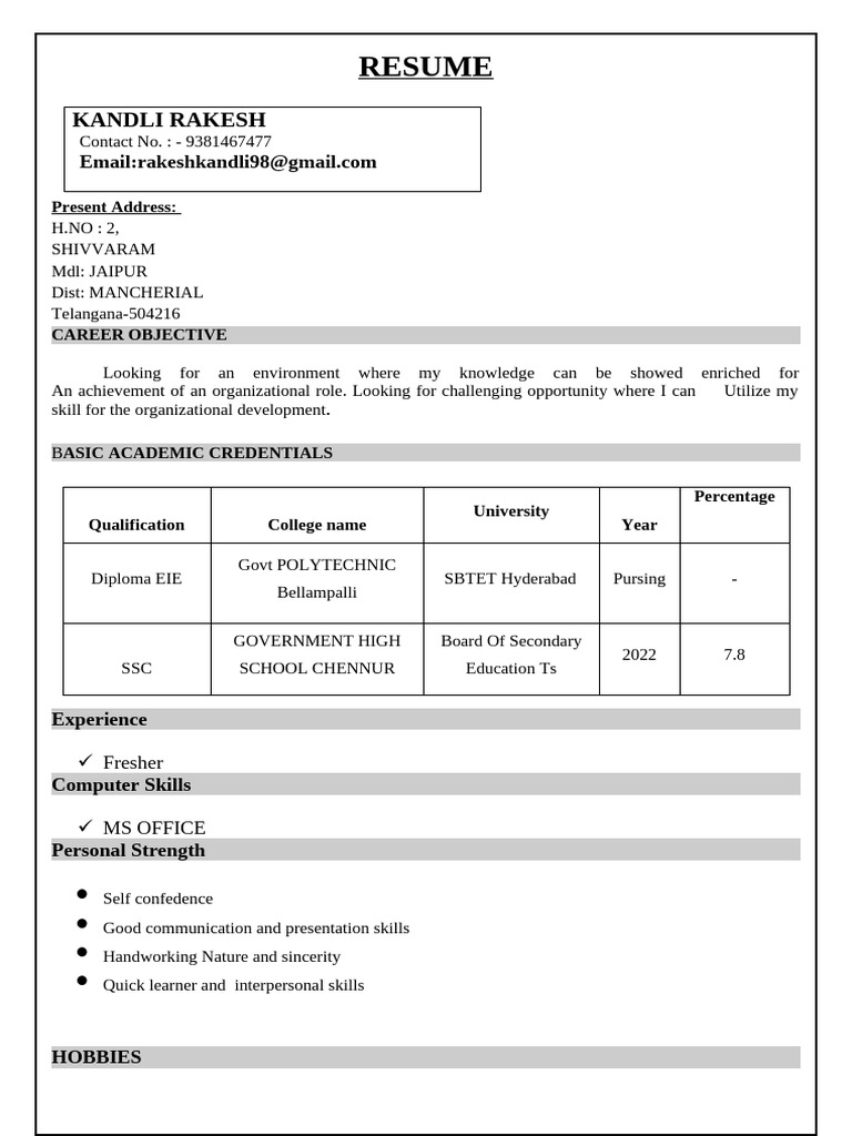 Rakesh Resume | PDF