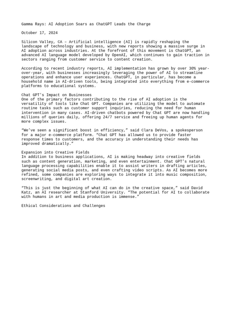 Ai Information | PDF