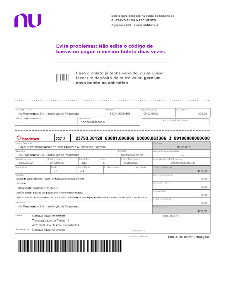 Pagamento de Boleto Nubank: Dicas Essenciais | PDF