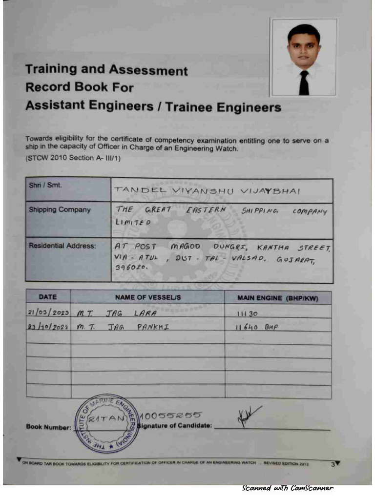 Tarbook Viyanshu Tandel Je | PDF