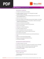 Requisitos para Abertura de Conta BCI | PDF