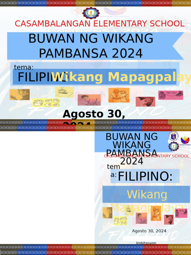 Program Buwan NG Wika - 20240812 - 095949 - 0000 | PDF