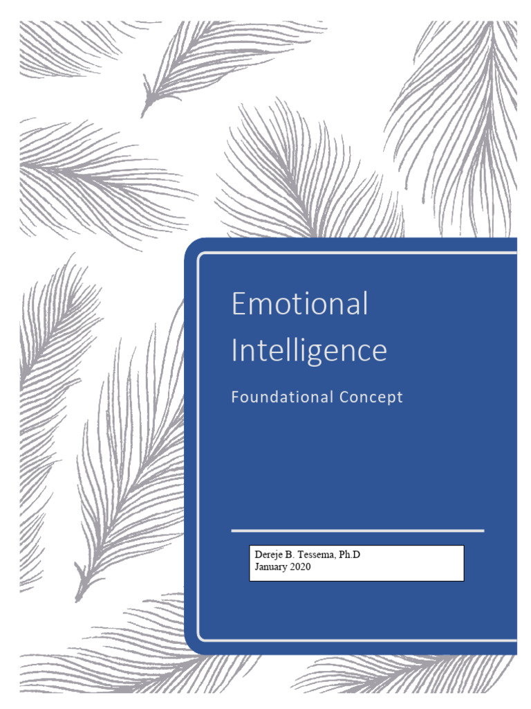 Emotional Intelligence - Foundational Concept | PDF | Emotional ...