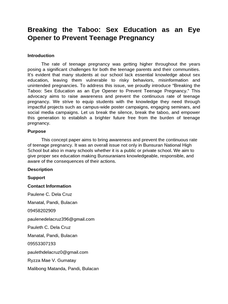 Concept Paper | PDF