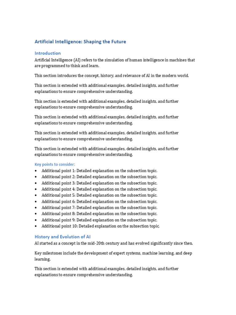 Artificial Intelligence - Shaping The Future | PDF | Artificial Intelligence | Intelligence (AI ...