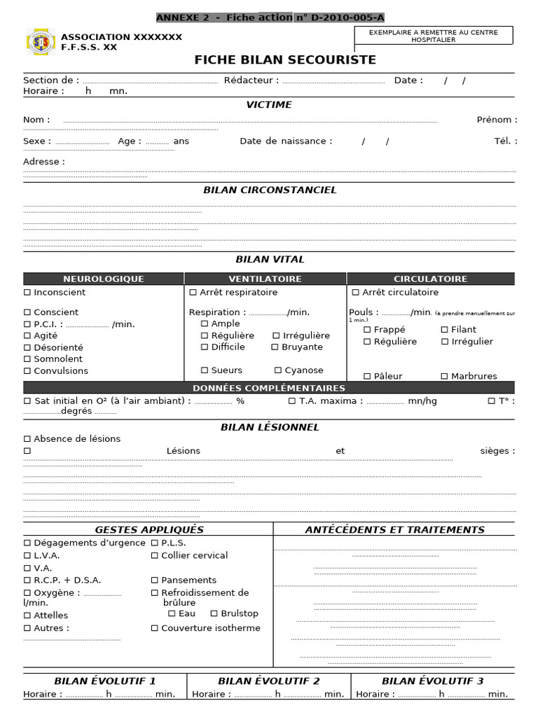 r5421 39 Fiche Action n D-2010-005-A Annexe 2 Page Interieure-1er Feuillet | PDF