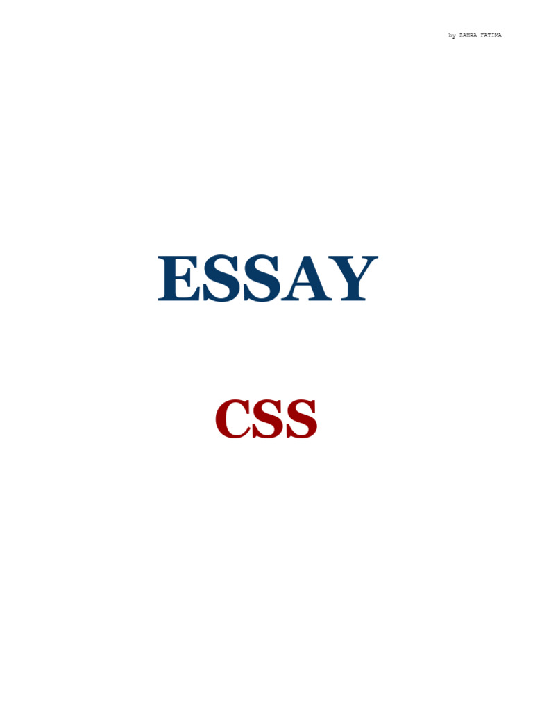 1 - Essay - CSS | PDF | Recycling | Waste