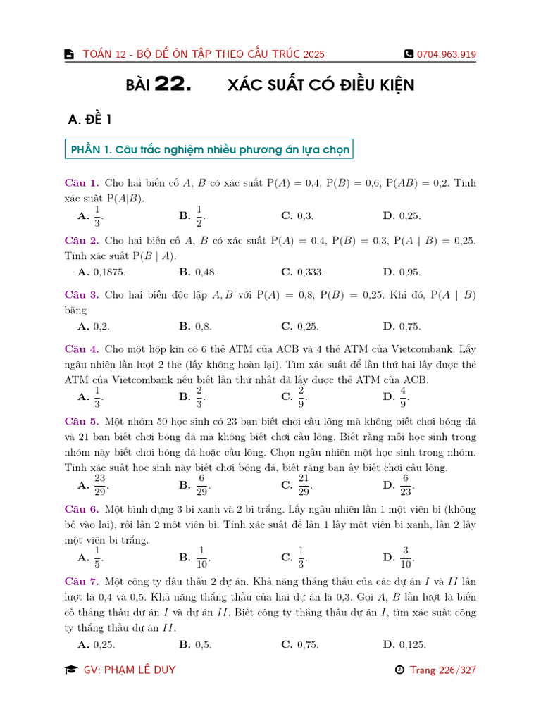 bo-de-on-tap-mon-toan-12-theo-cau-truc-moi-pham-le-duy-1-327-226-234 | PDF