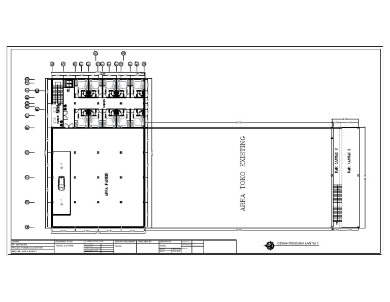 Denah Rencana Lantai 1 | PDF