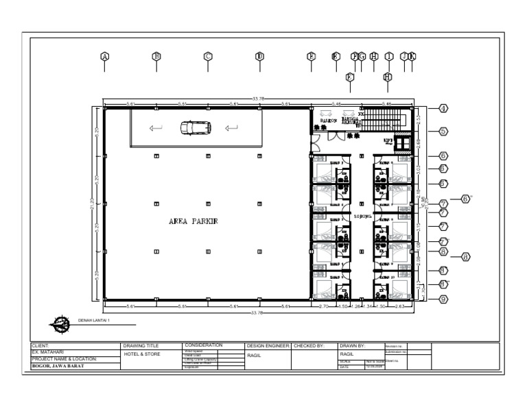 Layout Lantai 1 (Bangunan Baru) | PDF