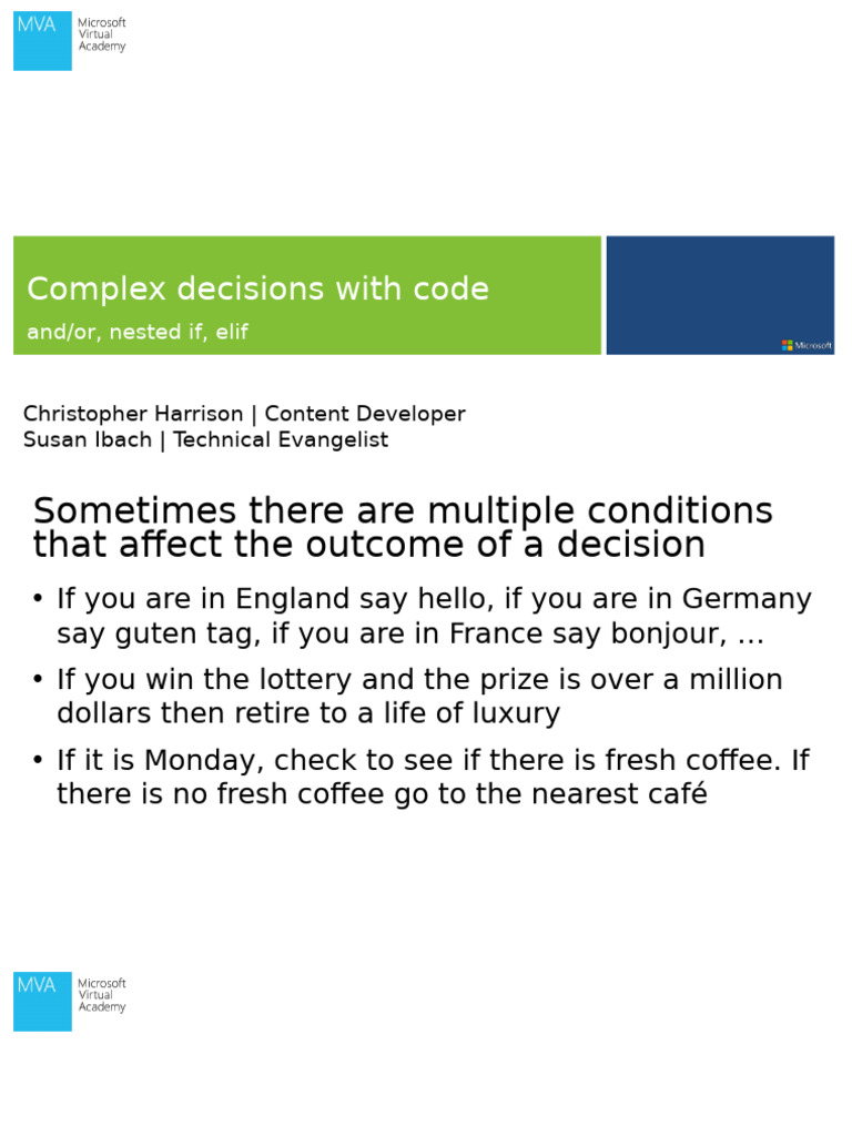7 Complex Decisions With Code | PDF | Taxes | Computer Programming