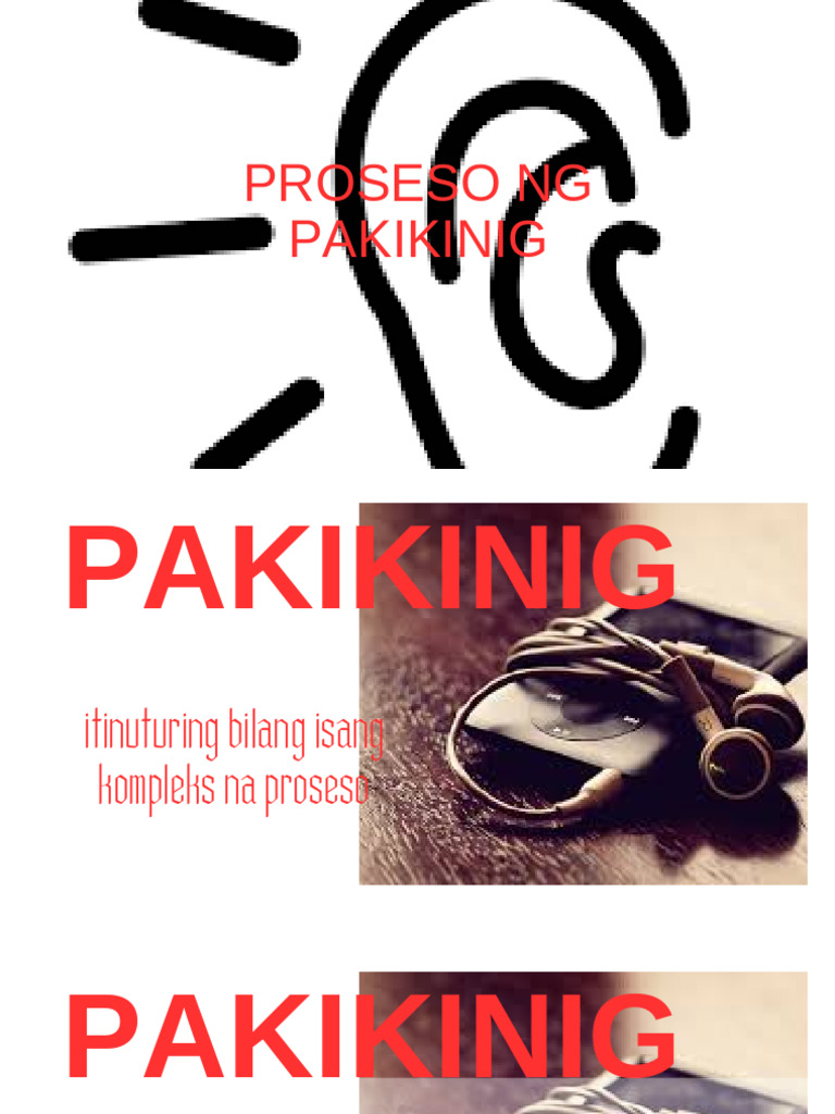 PROSESO NG PAKIKINIG - PPTX 20241120 194412 0000 | PDF