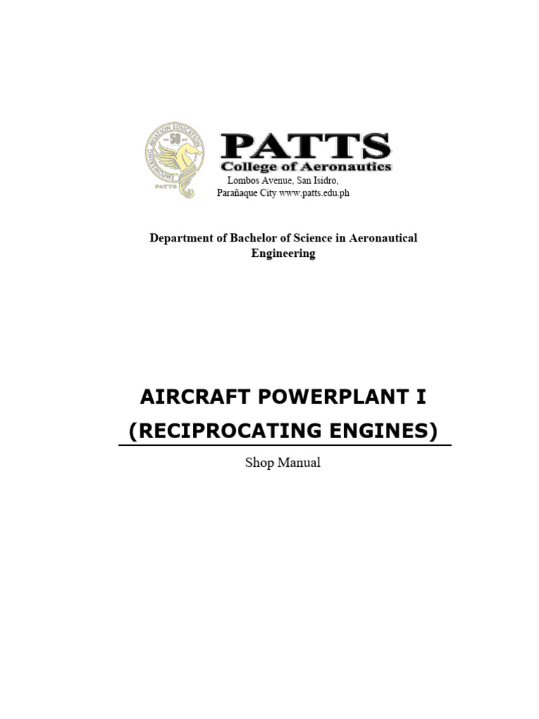 Aircraft Powerplant 1 Shop Manual | PDF | Piston | Screw