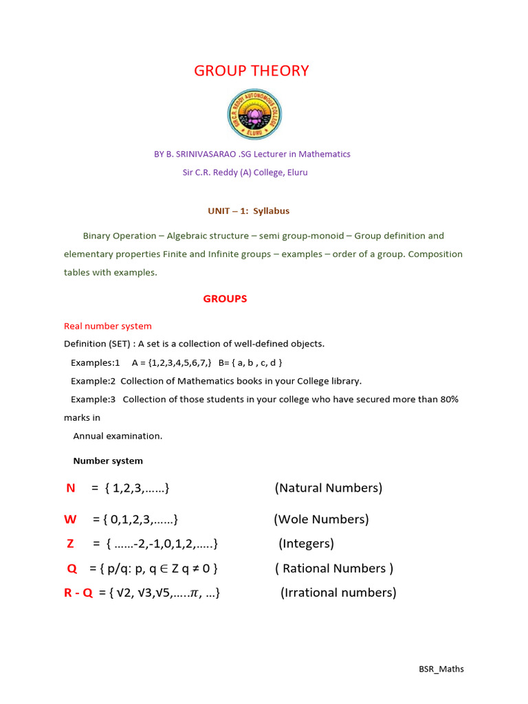 Groups P-Iii - 241124 - 213257 | PDF | Index Of A Subgroup | Group (Mathematics)