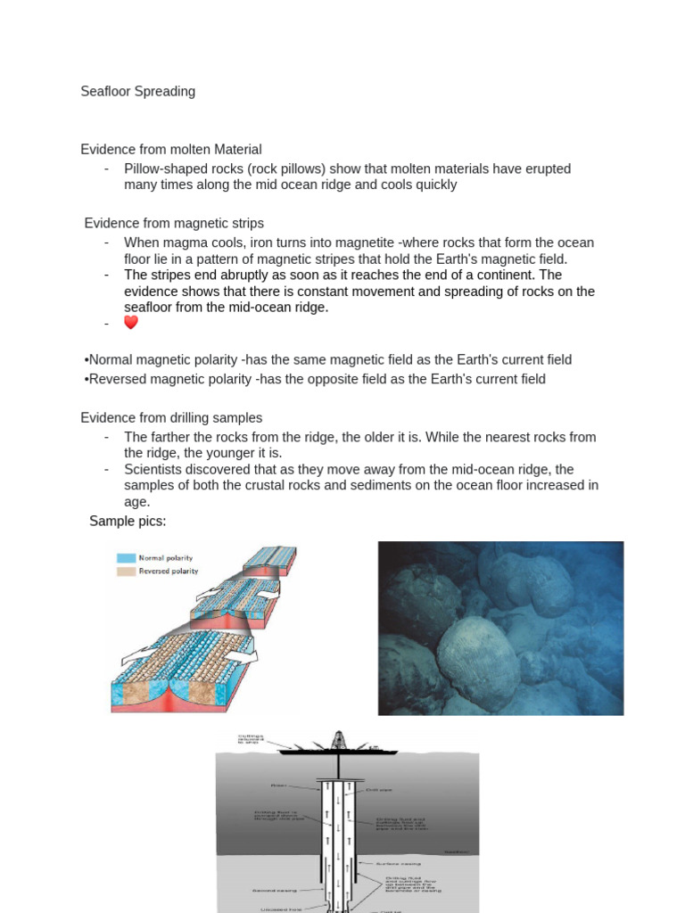 Seafloor Spreading C Group 2 | PDF