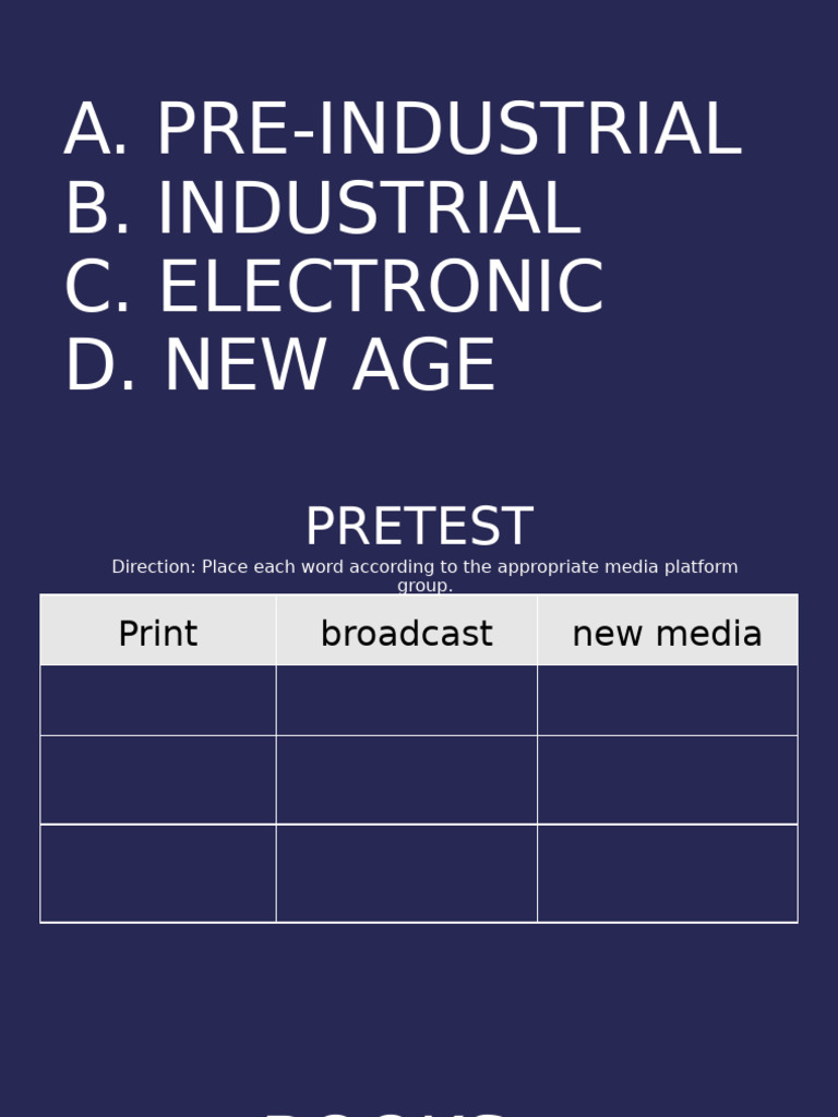 4- Types of Media | PDF | Mass Media | Broadcasting