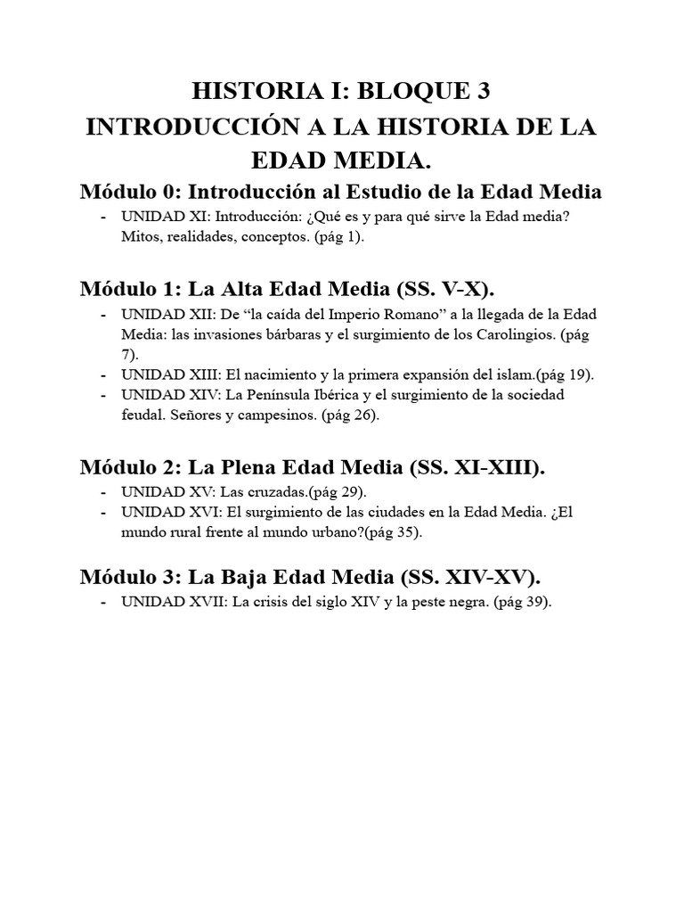 Wuolah Free Historia Bloque 3 Medieval XI XVII Gulag Free | PDF | Mahoma | Carlomagno