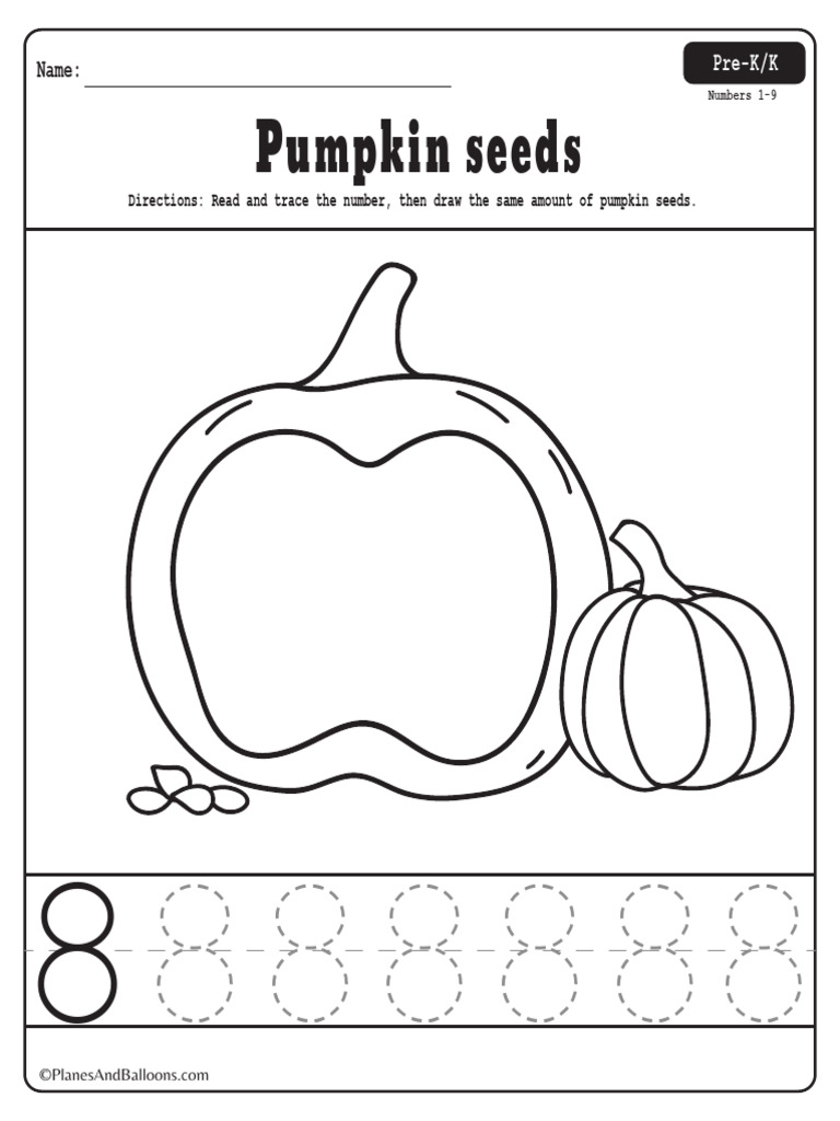 Pumpkin Counting Worksheets | PDF | Fruit Vegetables | Halloween