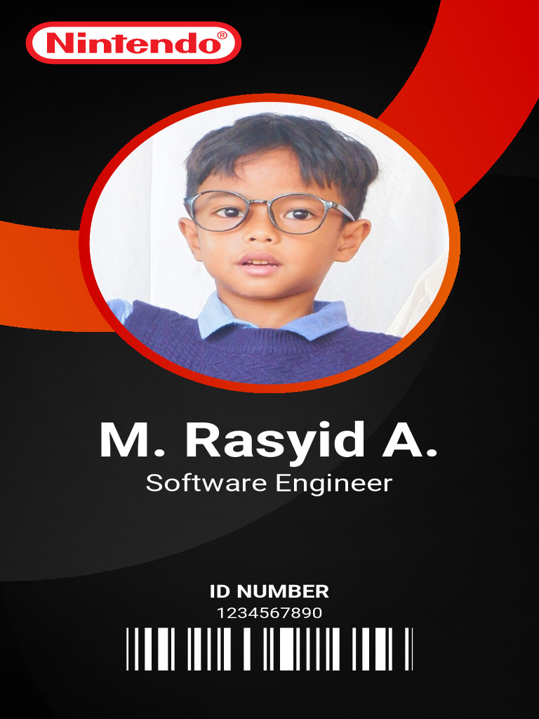 Blue Bold Company ID Card | PDF
