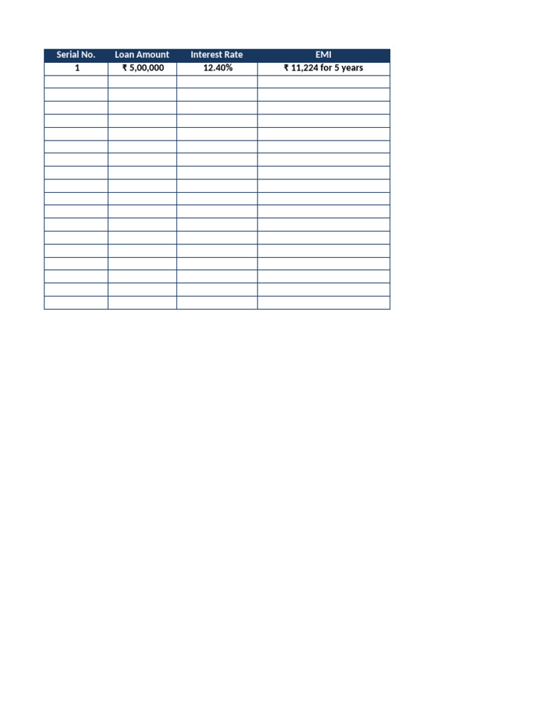 EMI Calculation | PDF | Interest | Debt
