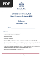 Zimsec O Level Combined Science | PDF