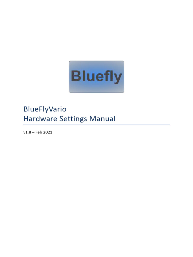 BFV HardwareSettings Manual v1.8 | PDF | Bluetooth | Computing