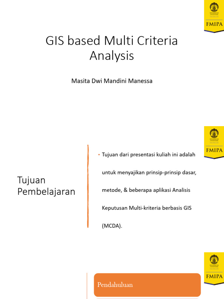 GIS-based MCDA | PDF
